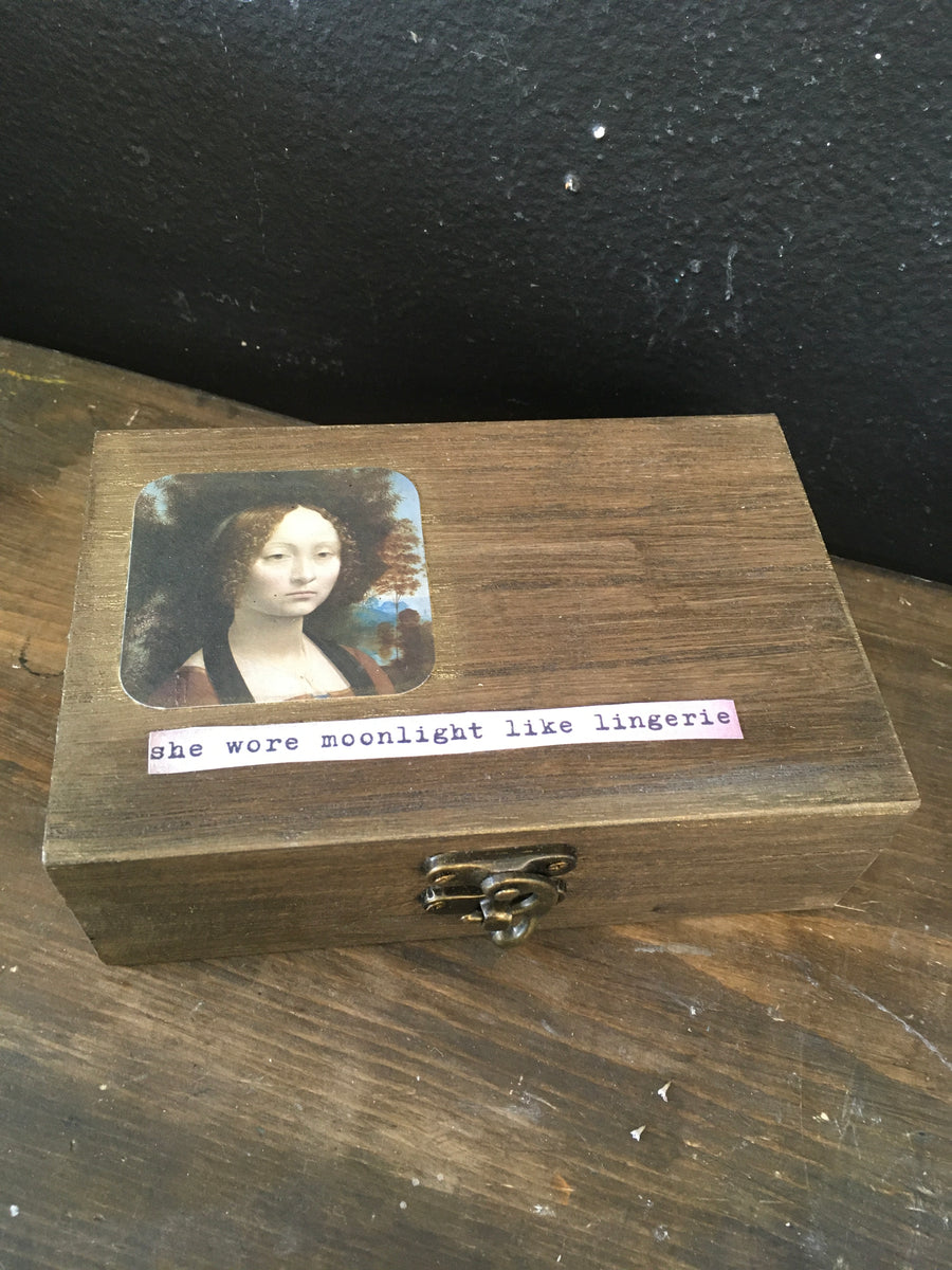 Moonlight Lady wooden box – Rustic Rehabs