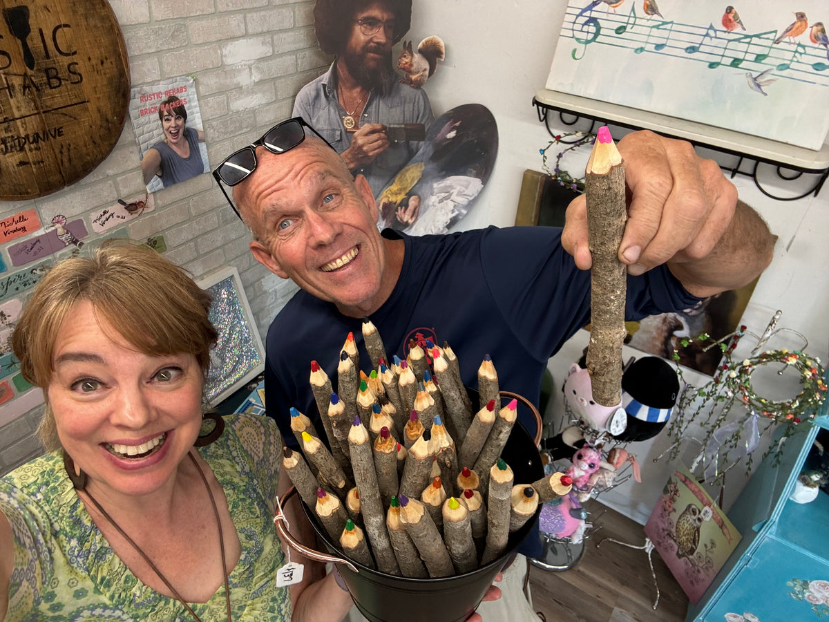 Twig Stick Paul Bunyan Crayons – Rustic Rehabs